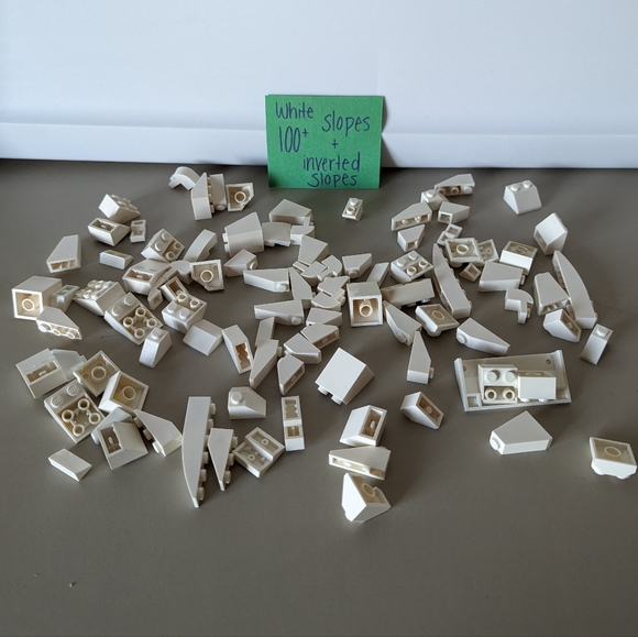 Lego | Toys | Lego Lot Of 5 White Modified Bricks Connectors Technic ...